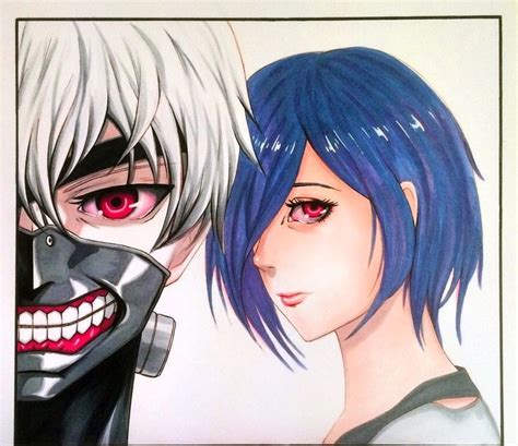 Kaneki X Touka Touken Tokyo Ghoul Fan Art Tokyo Ghoul Fan Art