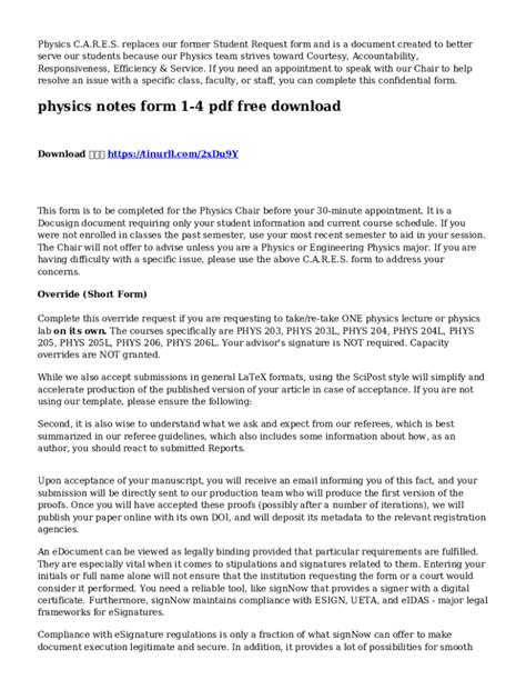 Fillable Online Physics Notes Form 1 4 Pdf Free Download Fax Email