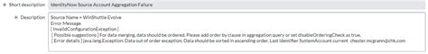 Account Aggregation Failure Notification Isc Community Knowledge Base