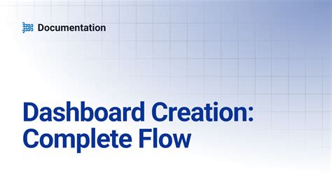 Dashboard Creation Complete Flow Documentation Dashboard Creation Complete Flow Documentation
