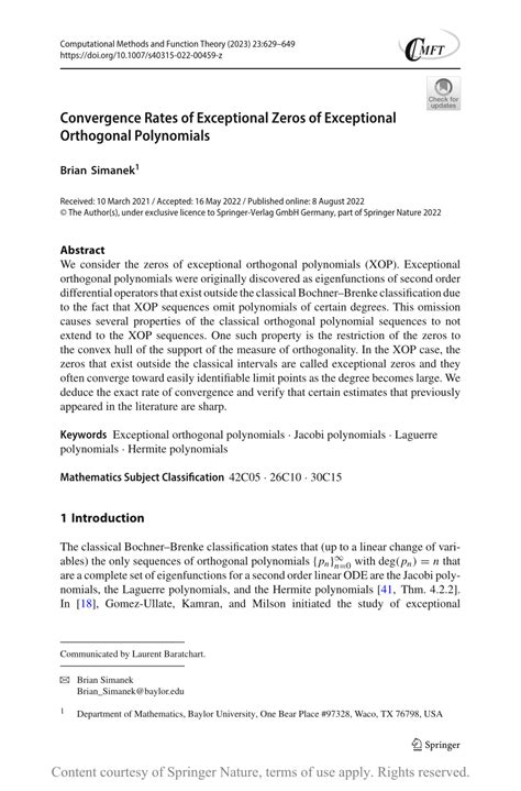 Convergence Rates Of Exceptional Zeros Of Exceptional Orthogonal Polynomials