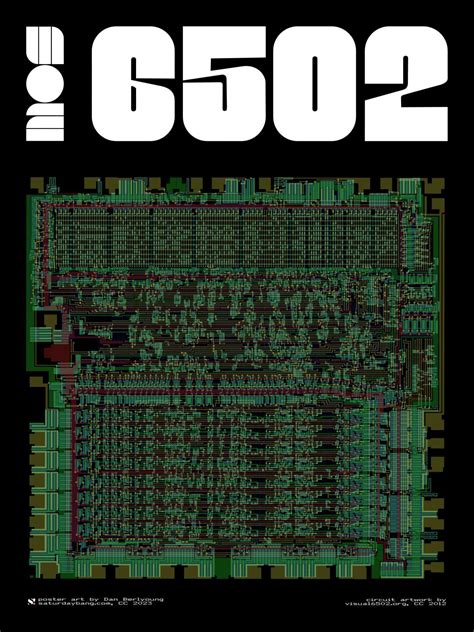 Mos 6502 Poster Digital Download