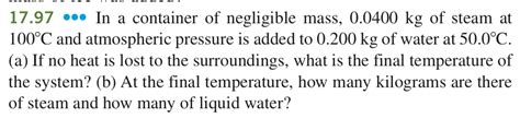Logicconceptual Question About Specific And Latent Heat Mixture