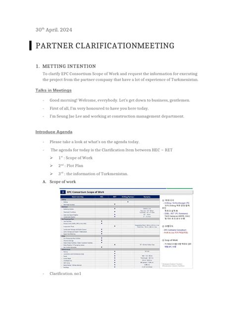 clarification script for partner co pdf