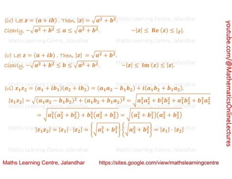 class 11 chapter 5 complex numbers and quadratic equations modulus and