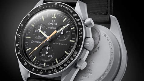 One Year Moonswatch This Is What The Gold Plated Anniversary Model From Swatch Looks Like