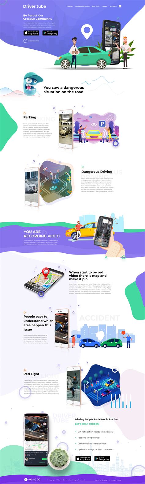 WEb Design Ui Ux Landing Page On Behance