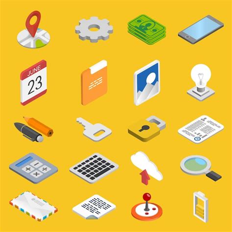 Premium Vector Mobile Development Icons Set Art Vector Illustration