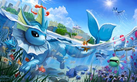 Mcgmark Clauncher Cloyster Corsola Cradily Eevee Espeon Gyarados