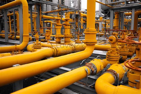 천연 가스 파이프 라인 및 밸브 시스템 사진 무료 다운로드 Lovepik
