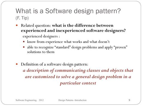 Ppt Software Engineering Design Patterns Introduction Powerpoint