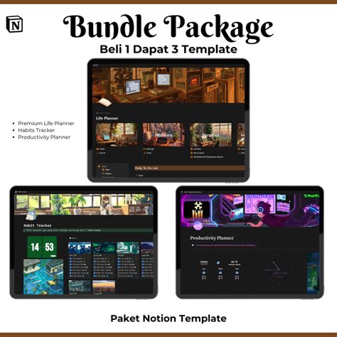 Template Notion Daily Planner🟣 Harga Promo Khusus Hari Ini Clicky