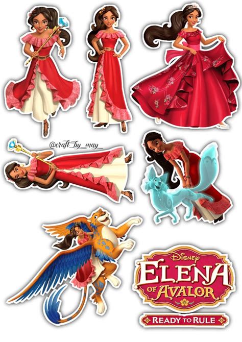 Elena Of Avalor Printable Cake Topper