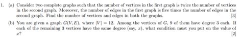 solved a consider two complete graphs such that the number