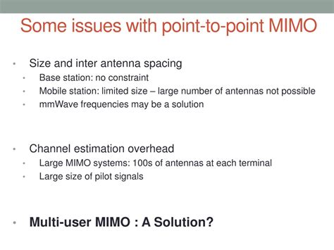 PPT MIMO For 5G Mobile Communications PowerPoint Presentation Free Download ID 8810863
