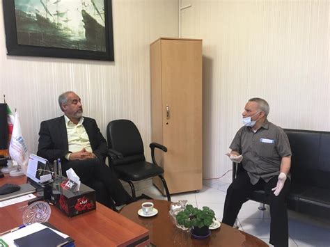 دیدار دکتر مسجدی با محمد نصیری در ستاد پزشکی ورزشی آزادی پایگاه اطلاع