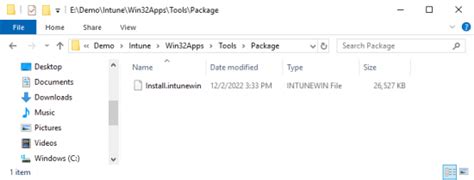 use a win32 app to copy files and folders deployment research