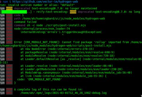 Post Install Script Fails When Using Hydrogen As A Git Dependency In