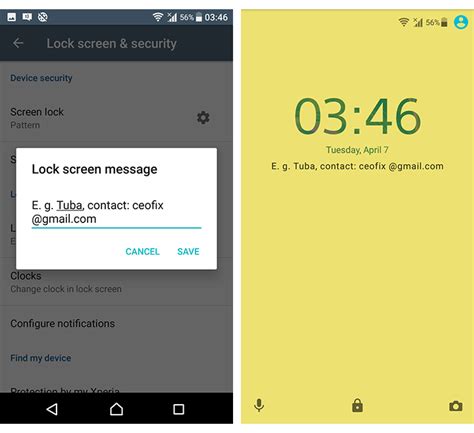 how to add information with your android lock screen