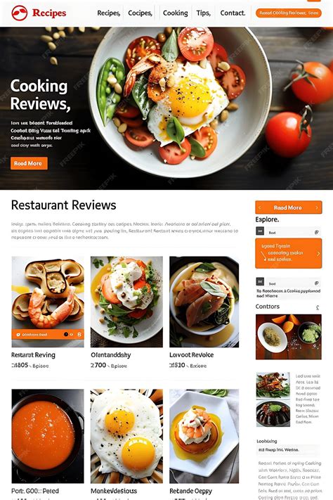Magazine Style Layout With Scrollable Sections Engaging Webs Autumn Theme Layout Idea Designs
