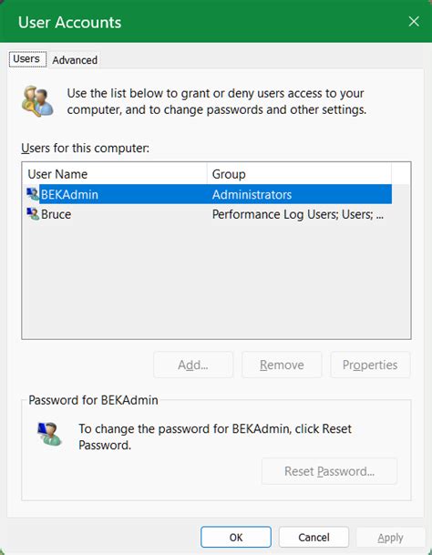Topic Netplwiz Not Working Askwoody