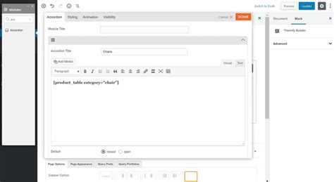 How To Use Woocommerce Product Table To Increase Sales With Themify