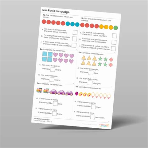 Year 6 Use The Ratio Symbol Varied Fluency Resource Classroom Secrets