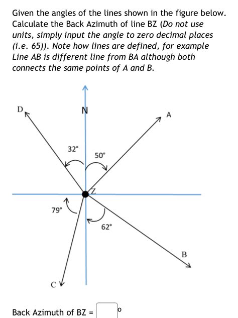 solved given the angles of the lines shown in the figure