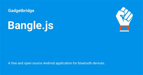bangle js gadgetbridge