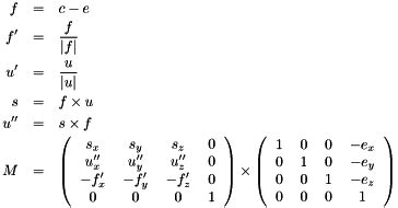 Java OpenGL Creating My Own Camera Stack Overflow