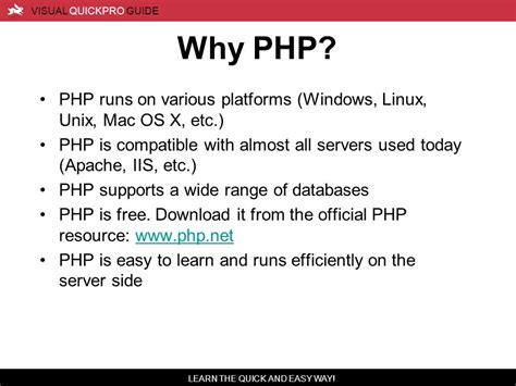 Learn The Quick And Easy Way Visual Quickpro Guide Chapter 2