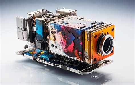 Premium Ai Image White Background Spaceborne Hyperspectral Imager