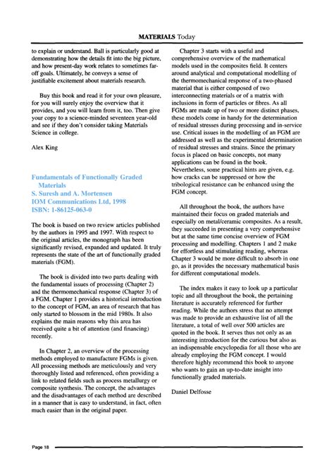 Pdf Fundamentals Of Functionally Graded Materials