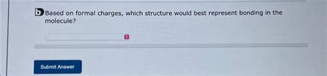 Solved Two Lewis Structures Are Shown For The SO Cl Chegg