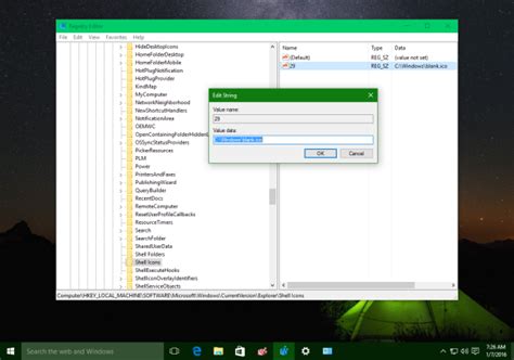 Remove Shortcut Arrow Overlay In Windows