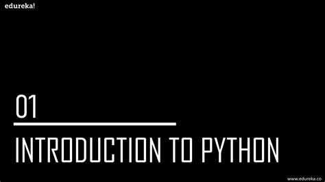Introduction To Python Edureka Pdf Programming Languages Computing