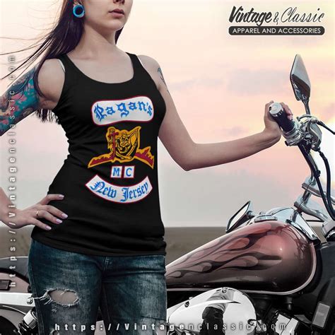 Pagans Mc New Jersey Shirt Vintagenclassic Tee