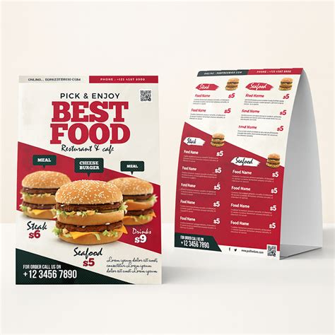 Custom Table Tents Great To Promote Specials And Events Xpresscolor