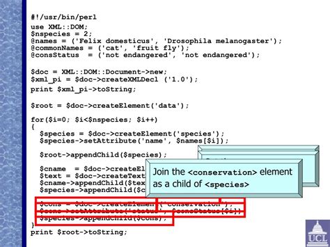 Ppt Perlxmldom Reading And Writing Xml From Perl Powerpoint