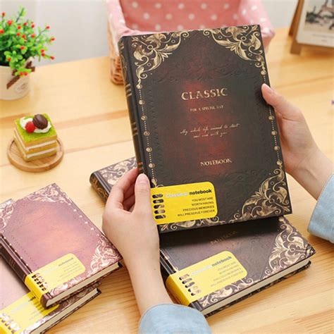 Classic Vintage Retro Personal Notebook Diary Hard Grandado