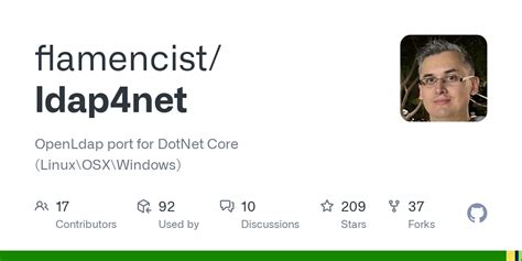 GitHub Flamencist Ldap Net OpenLdap Port For DotNet Core Linux OSX Windows
