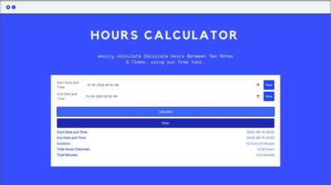 hours calculator creativetacos