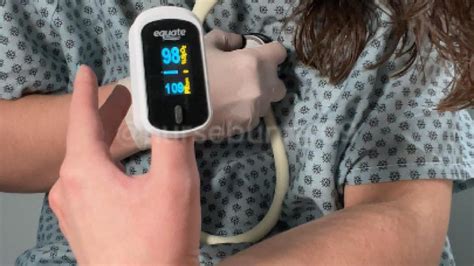 Pulse Oximeter And White Stethoscope Stimulation Testing With Vibrator