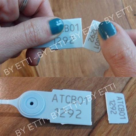 Double Numbering Pull Tight Plastic Seals Aries Security Seals Online