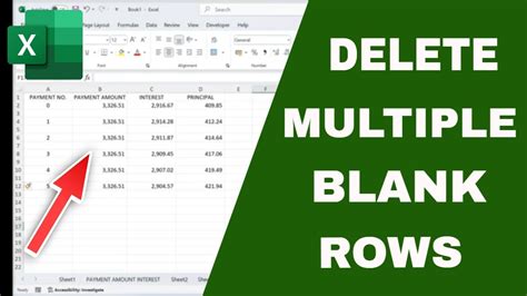 Easily Delete Multiple Blank Rows In Excel Automatically Or Manually Youtube