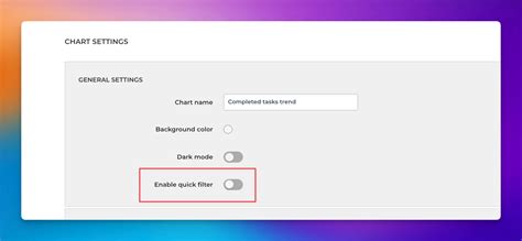 Setting A Filter For A Chart Screenful Guide