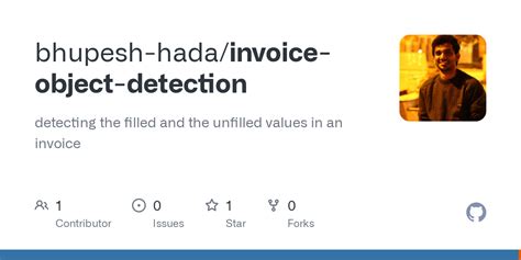Github Bhupesh Hada Invoice Object Detection Detecting The Filled And The Unfilled Values In