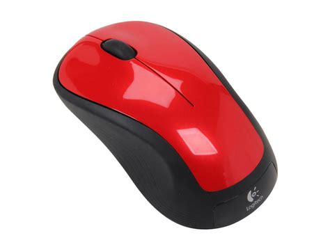 Logitech Wireless Mouse M Hands Red Walmart Com