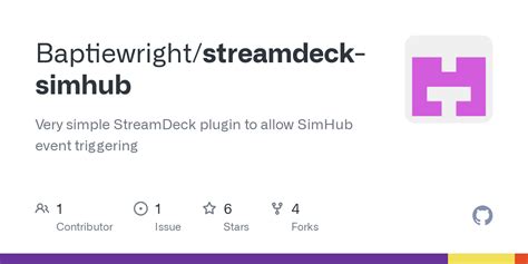 github baptiewright streamdeck simhub very simple streamdeck plugin