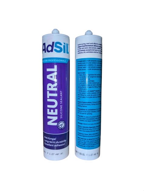 Adarsha Adsil 300ml Rtv Silicone Sealant Neutral At ₹ 120 Piece In Thane